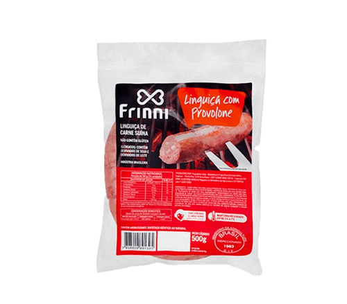 Linguiça Suína com Provolone 500g Frinni